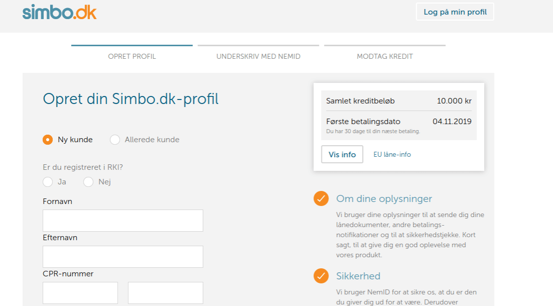 Simbo lån - Læs anmeldelse - Top5Credits