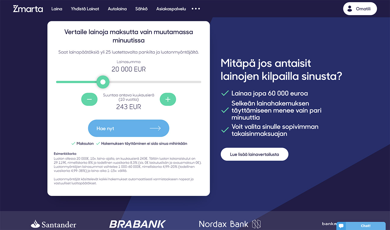 Zmarta - Katso kokemukset ja arvostelut - Top5Credits