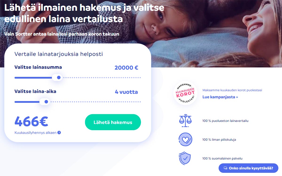 Sortter - Katso kokemukset ja arvostelut - Top5Credits