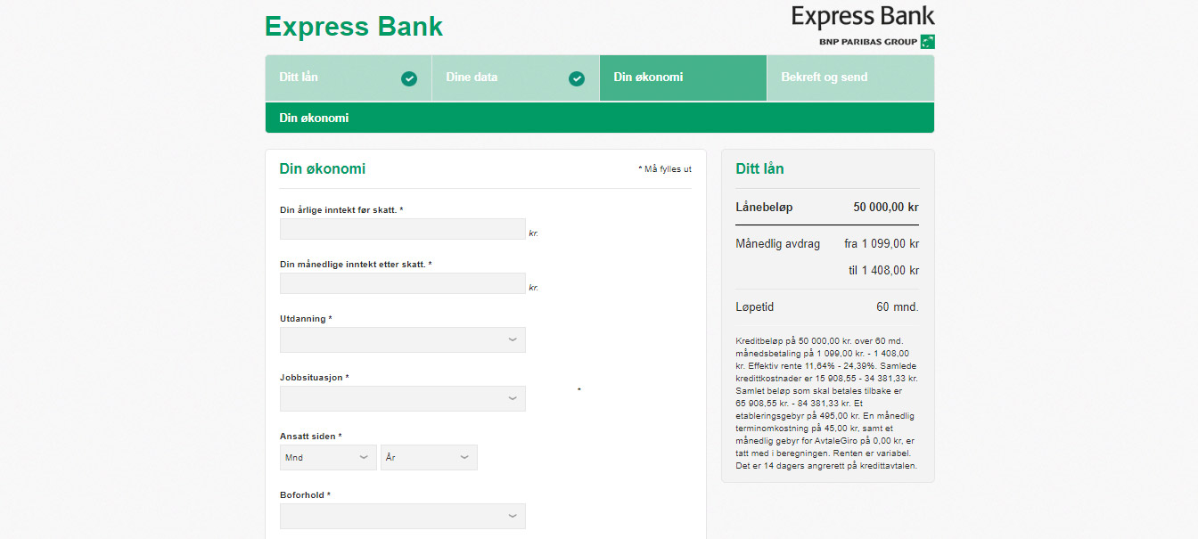 Express Bank - Se våre erfaringer og anmeldelser - Top5Credits